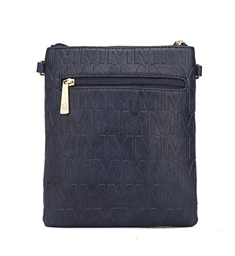 MKF Crossbody Bags for Women, Wristlet Strap β PU Leather Shoulder Handbag β Small Crossover Messenger Purse, Mustard