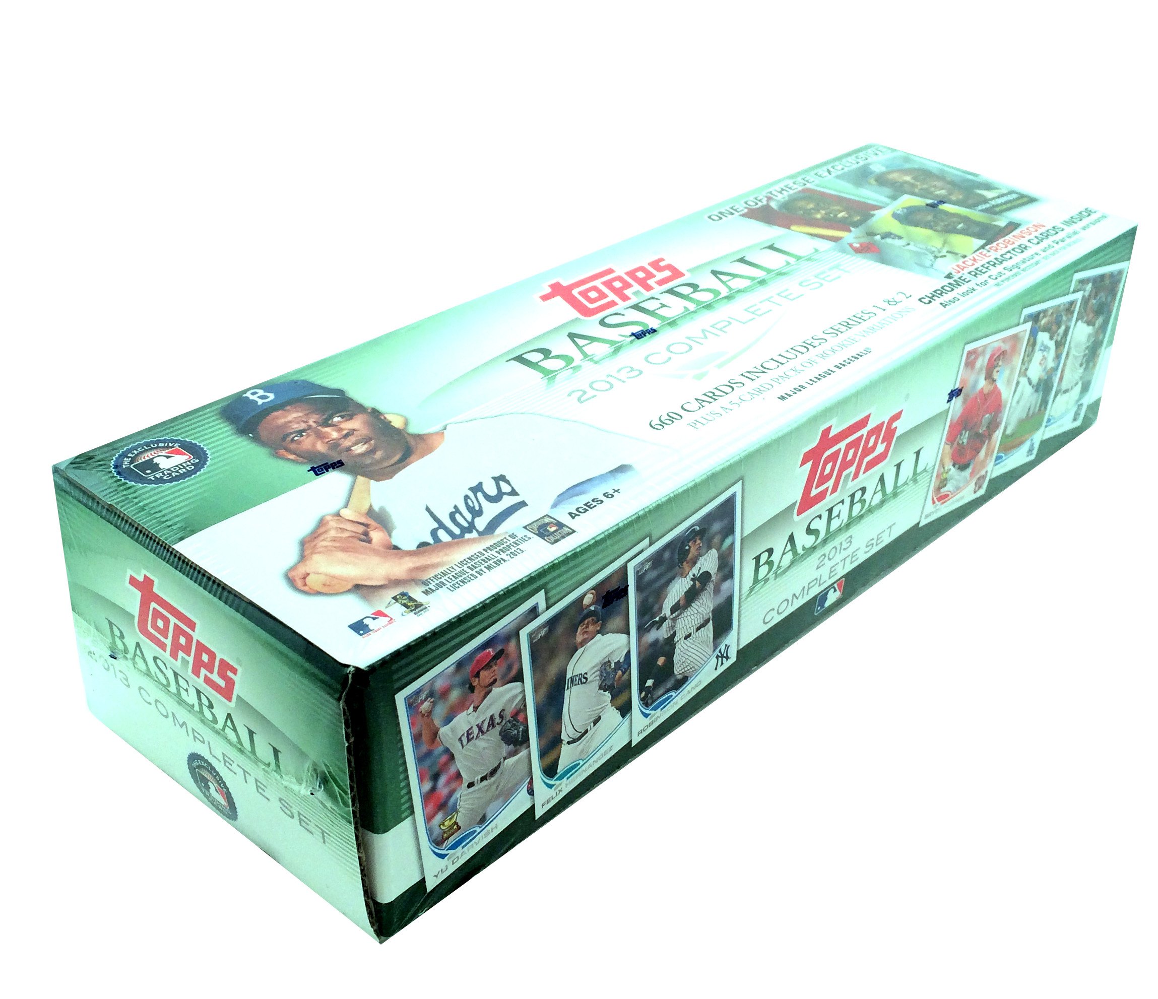 Topps 2013 Baseball Complete Set - 660 Cards - Jackie Robinson Chrom Refractor Cards Inside