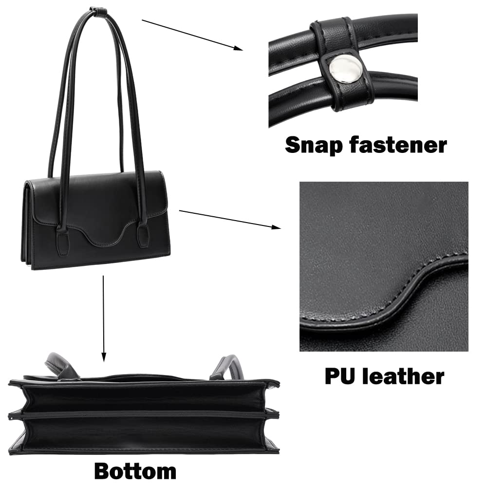 cuiab Small Handbag for Women, Shoulder Bags for Women, Square Hobo Tote Handbag Small Shoulder Bag Handbag