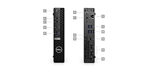 Dell OptiPlex 7000 7090 Micro Tower Desktop (2021) | Core i7-1TB HDD - 16GB RAM | 8 Cores @ 4.5 GHz - 10th Gen CPU Win Silver i7-10700T Win 10 Pro Silver Wifi
