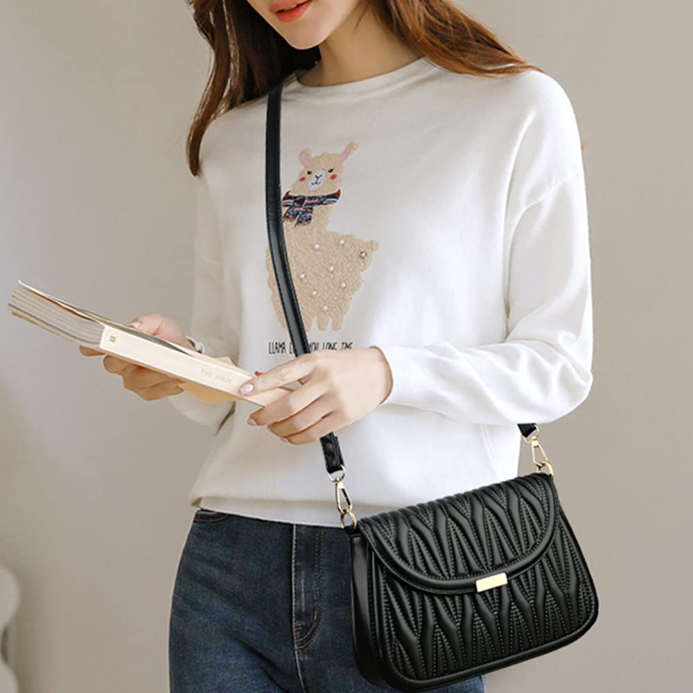cuiab,Shoulder Bag Small Crossbody Bags for Women Quilted Shoulder Purses Handbags Lightweight
