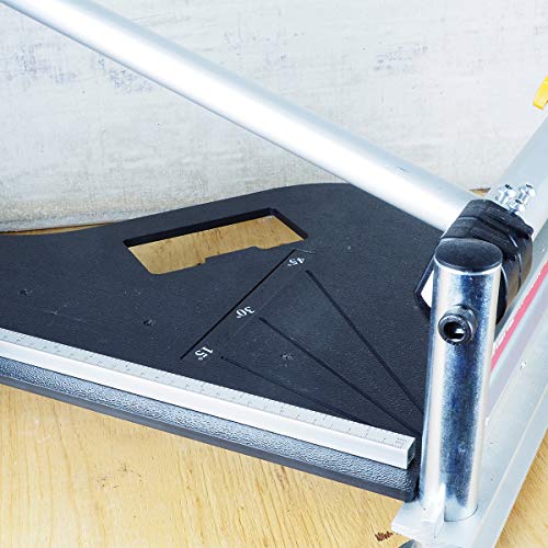 Norske Tools Newly Improved NMAP001 13 inch Laminate Flooring and Siding Cutter with Heavy Duty Fixed Aluminum Fence & NMAP002 13" Laminate Flooring & Siding Replacement Blade
