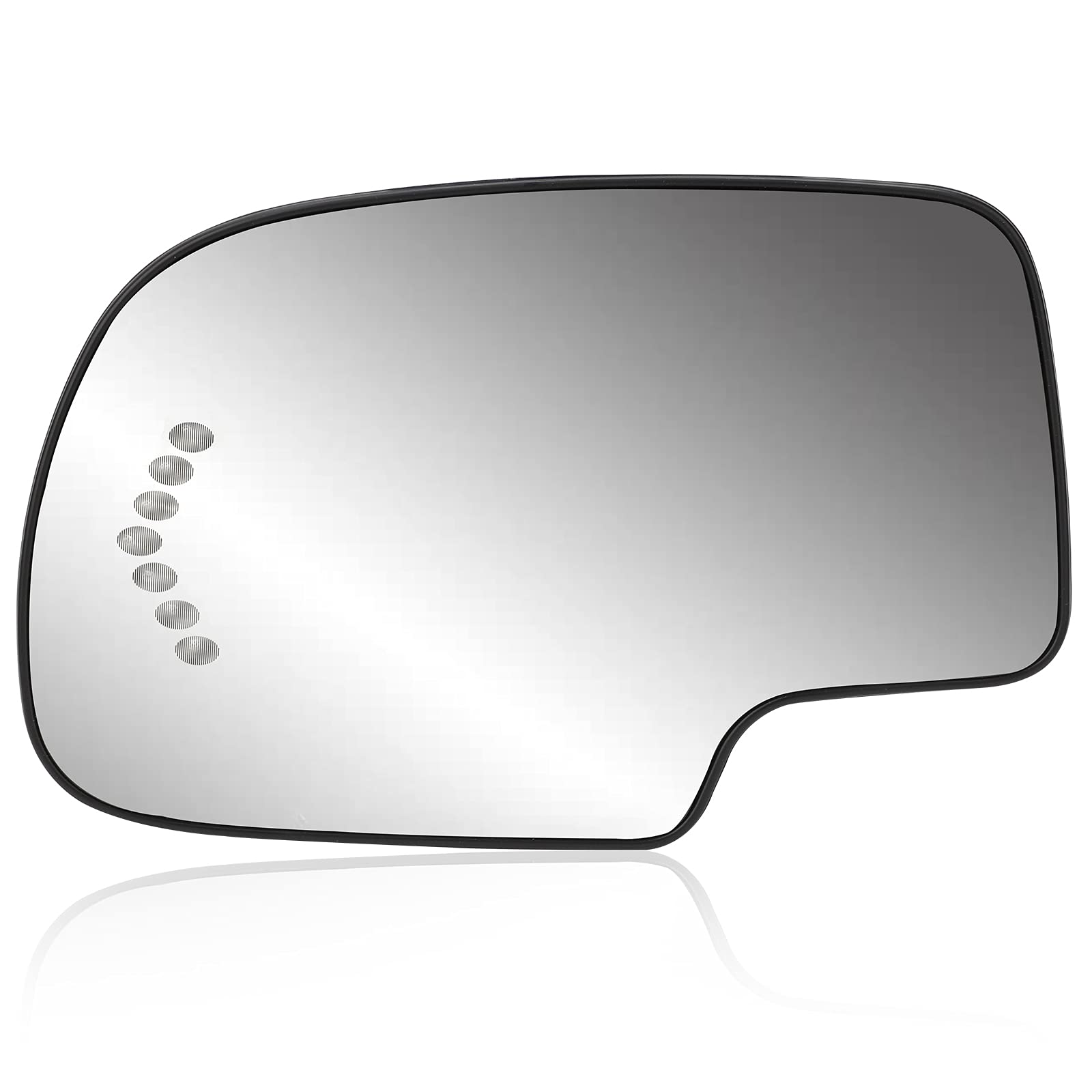 Driver Left Side Heated Mirror Compatible with 2011-2014 Ford F150 Blind Spot Mirror Glass - Side Rearview Convex Mirror w/backing Holder - Replace# BL3Z-17K707-E