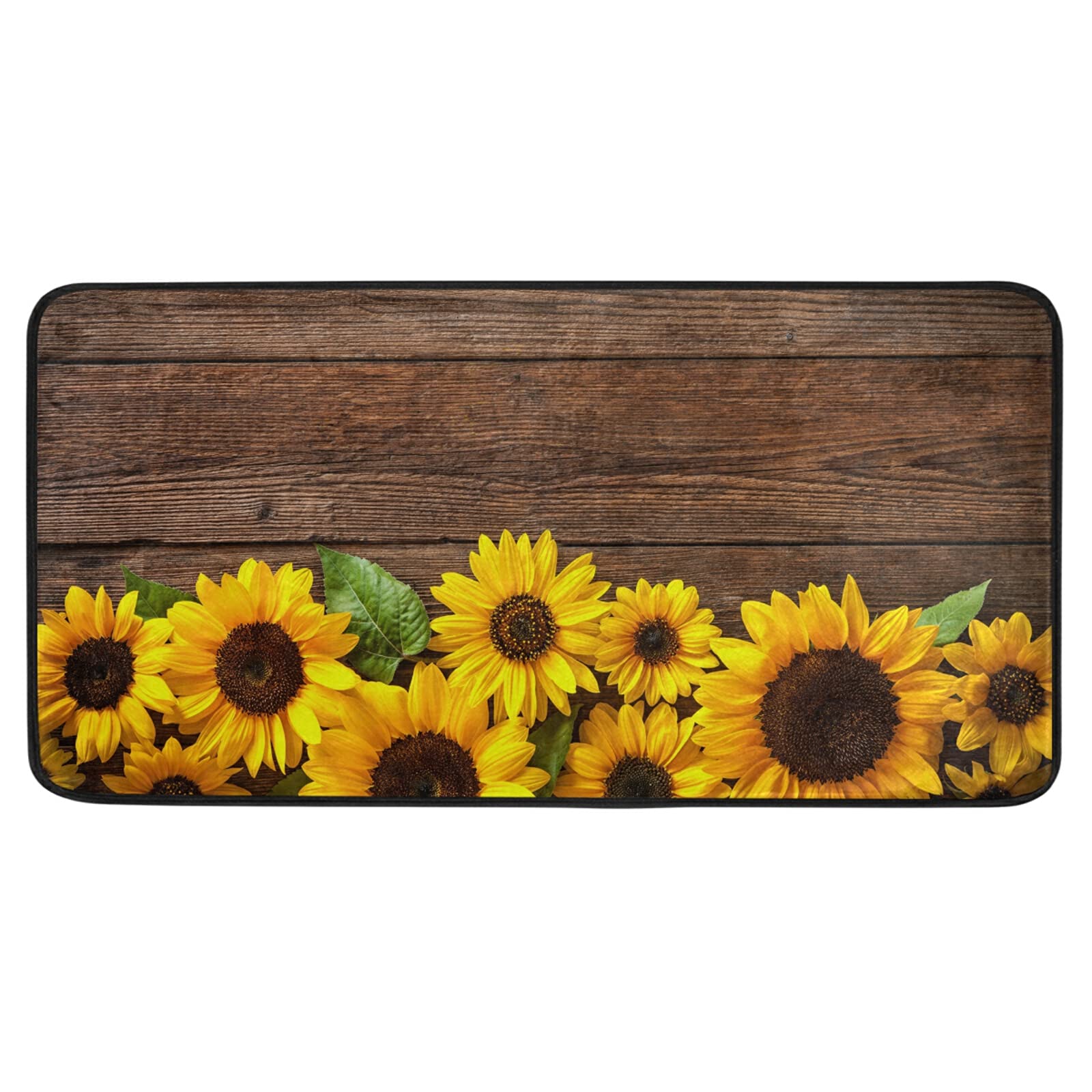 Country Style Sunflower Kitchen mat, Carpet Bedroom 39" x 20", Kitchen Anti Fatigue mat,Cushioned Kitchen mat, Kitchen Runner mat, Kitchen Comfort mat - Yellow