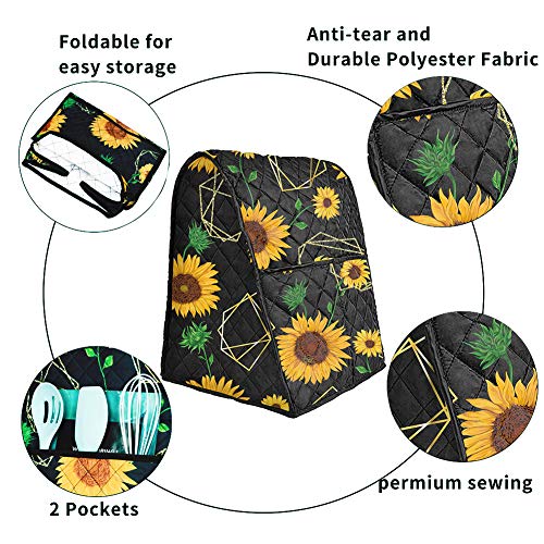 Kitchen Aid Mixer Cover,Stand Mixer Cover Compatible with 6-8 Quarts Kitchen Aid Hamilton Stand Mixer,Kitchen Aid Covers For Stand Mixer. Pioneer Woman Kitchen Aid Mixer Accessories.