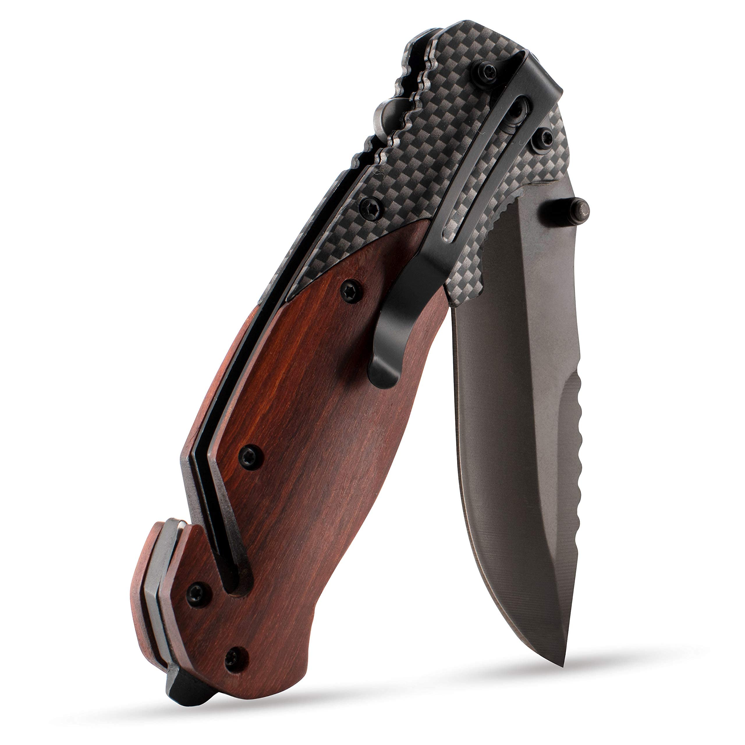 Gifts For Men, Personalized Pocket Knife w Name or Text, 20 Elegant Font, Custom Pocket Knife
