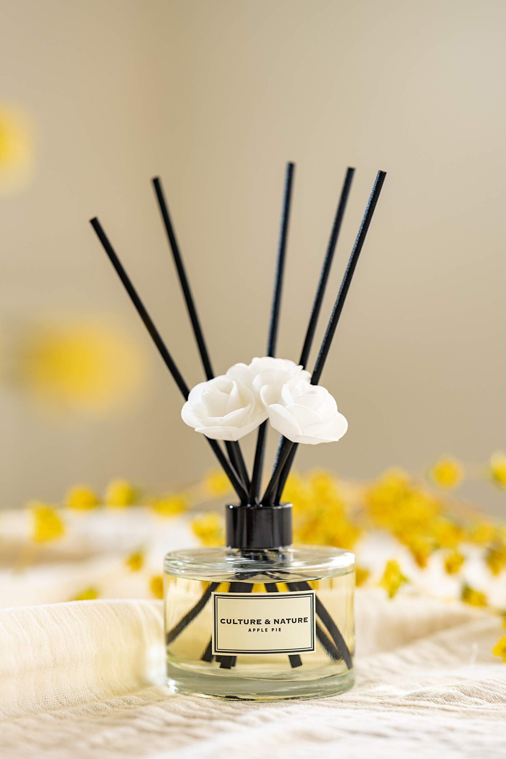 CULTURE & NATURE Reed Diffuser 6.7oz (200ml) Summer Peach Scented Reed Diffuser Set