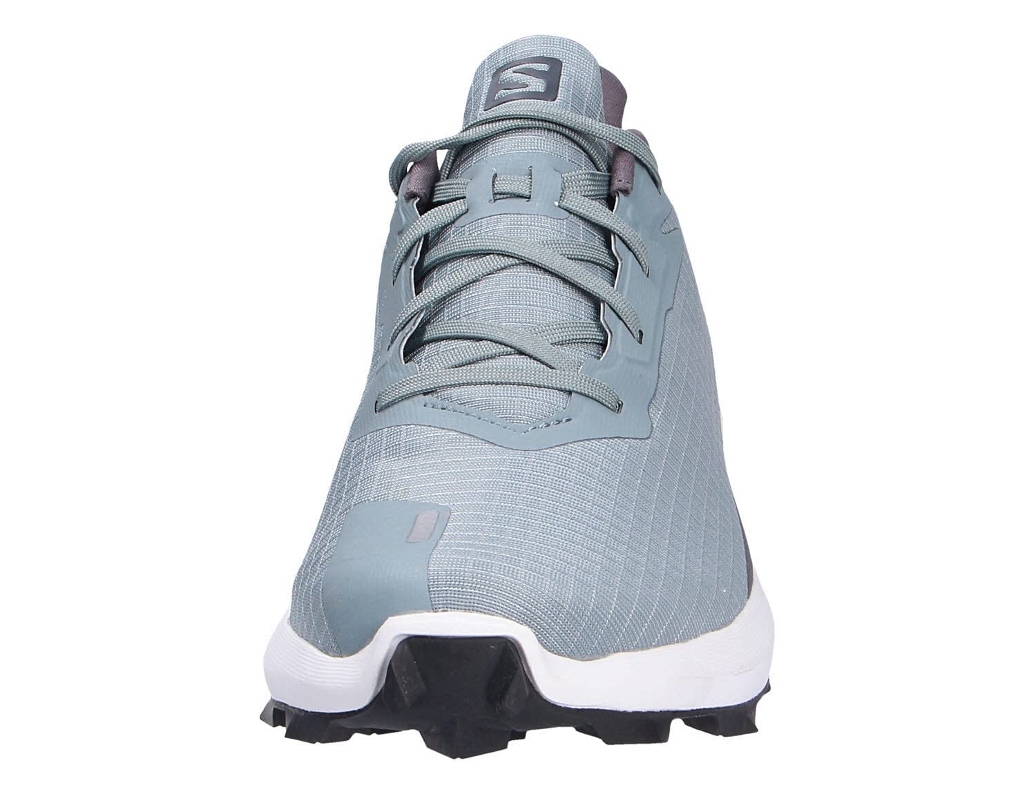 Salomon ALPHACROSS 3 Trail Running Shoes for Men, Trooper/White/Magnet, 10.5