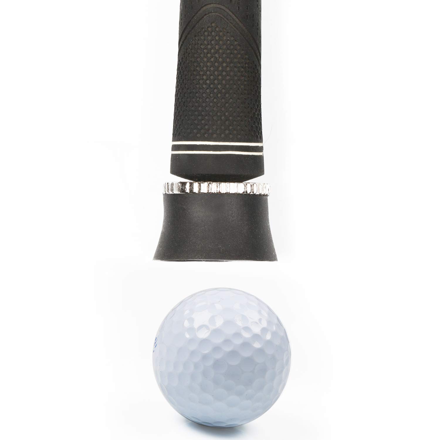 Devikka Golf Ball Pick Up Retriever, Suction Cup Golf Ball Grabber Sucker Tool for Putter Grip Golf Accessory, Black