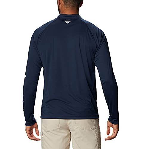 Columbia Men's Terminal Tackle 1/4 Zip, Collegiate Navy/White, 5X