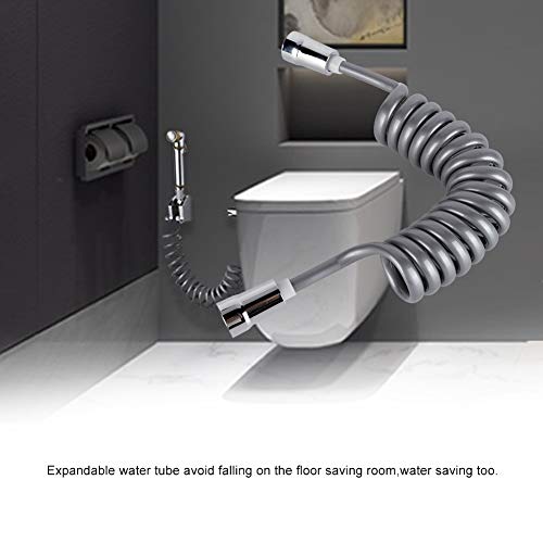 Handheld Bidet Sprayer Toilet Kit, Stainless Steel Shower Hose G1/2 Flexible Telescopic Shower Hose