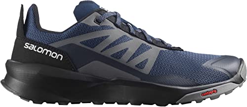 Salomon Patrol Hiking Shoes for Men Climbing, Mood Indigo/Black/Quiet Shade, 12