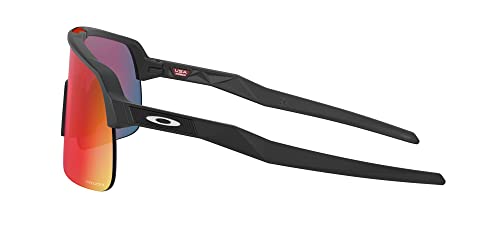 Oakley Men's OO9463 Sutro Lite Rectangular Sunglasses, Matte Black/Prizm Road, 39 mm