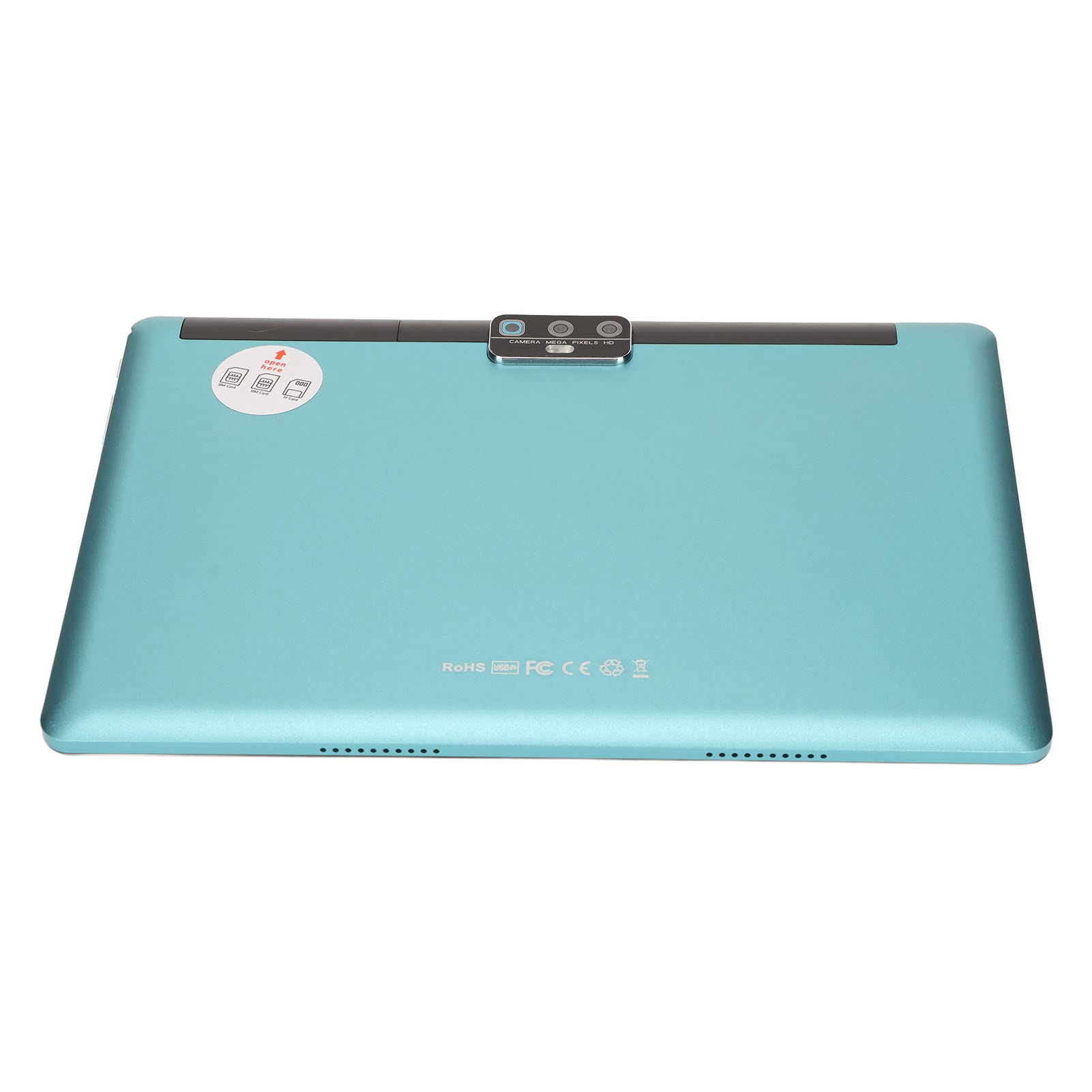 Calling Tablet, 3 Card Slots Design 100240V Dual SIM Dual Standby 1280x800 10.1 Inch Tablet for Travel for Home US Plug