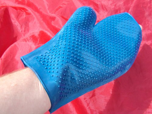 Weatherbeeta Roma Rubber Grooming Mitt Black
