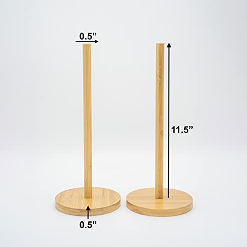 New Improved Bamboo Donut Stand for Party with thicker base - Donut holder stand party - Replaces other Donut wall and Donut Display Bagel Holder Stand. For Weddings, Doughnut, and Birthday Party