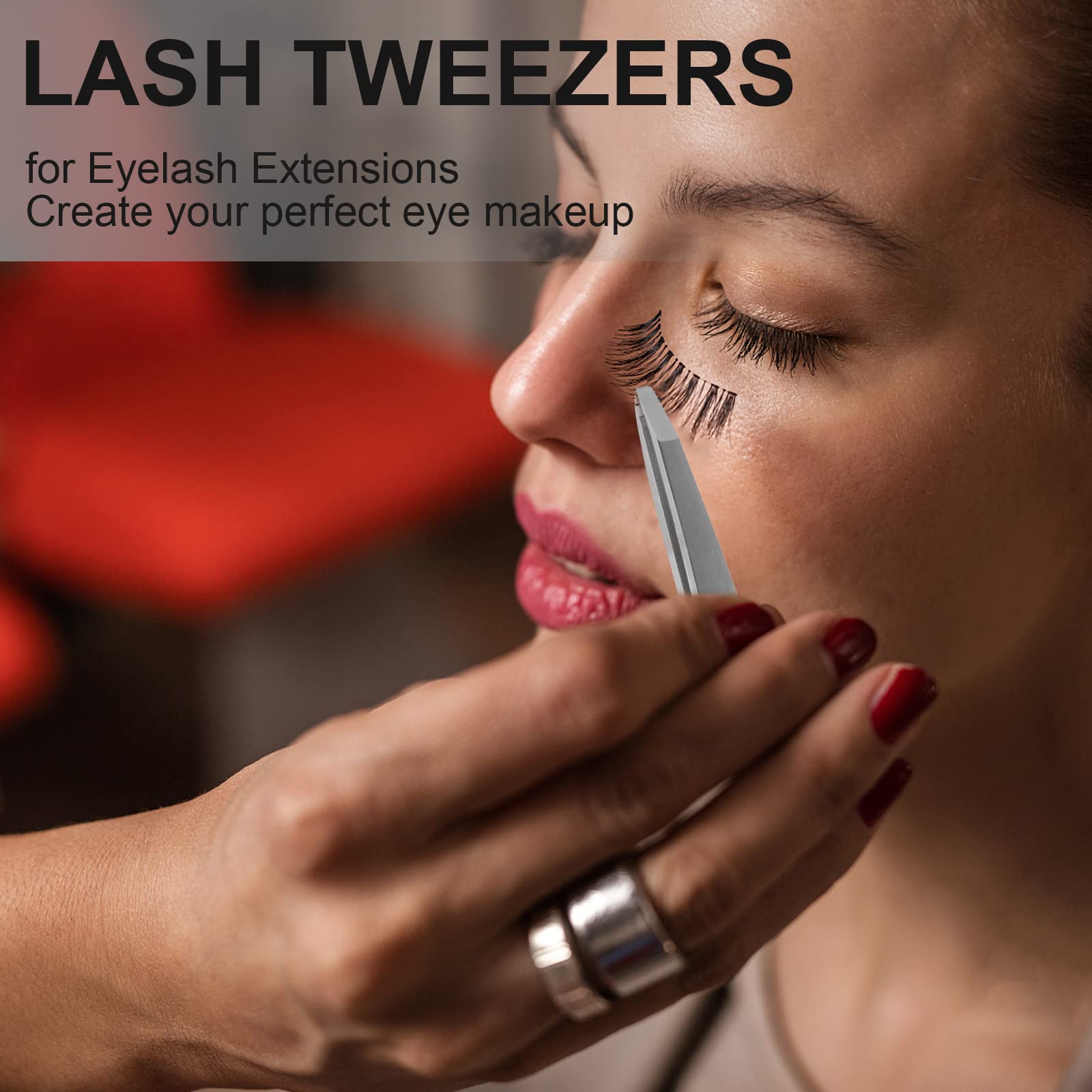 Expert Slant Tweezer - Precision Hair Removal Tool for Men, Women & Kids - Stainless Steel