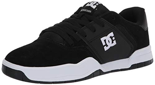 DC Men's Central Casual Low Top Skate Shoe Sneaker, Black/White, 13 D M US