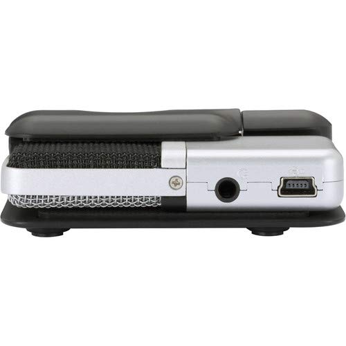 Samson Go Mic Portable Clip-on USB Condenser Microphone (Titanium)- USB 2.0 Hub with Individual LED lit Power Switches + Cleaning Cloth β Deluxe Bundle Great for Podcasting and Field Recording