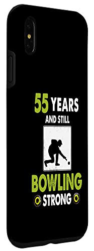 iPhone XS Max Lawn Bowls 55th Birthday Idea For Men & Funny Lawn Bowling Case