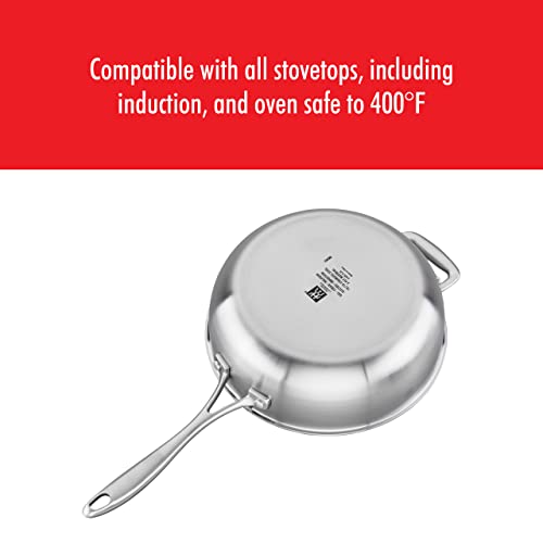 ZWILLING Spirit Ceramic Nonstick Perfect Pan, 4.6-qt, Stainless Steel
