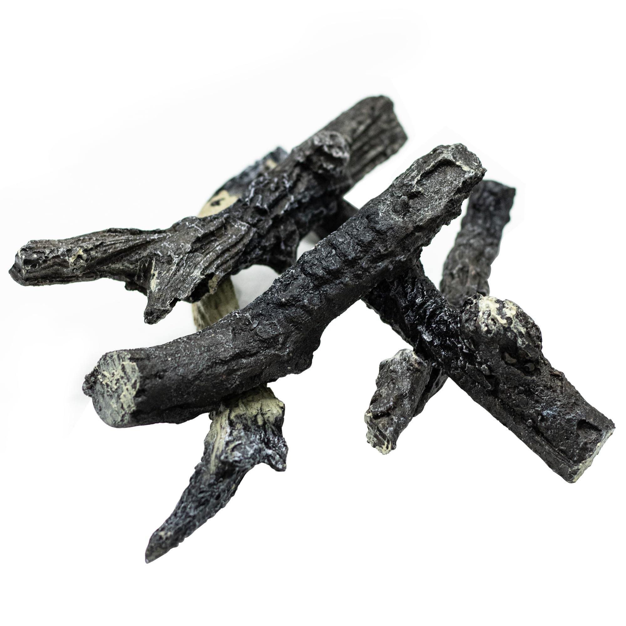 Dreamflame Logs for Electric Fireplace Inserts, Realistic Synthetic Resin Log Decoration for Indoor Electric Fireplaces