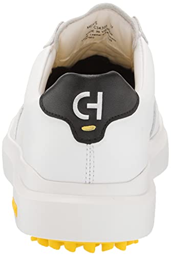 Cole Haan Men's Golf Shoe, White, 9