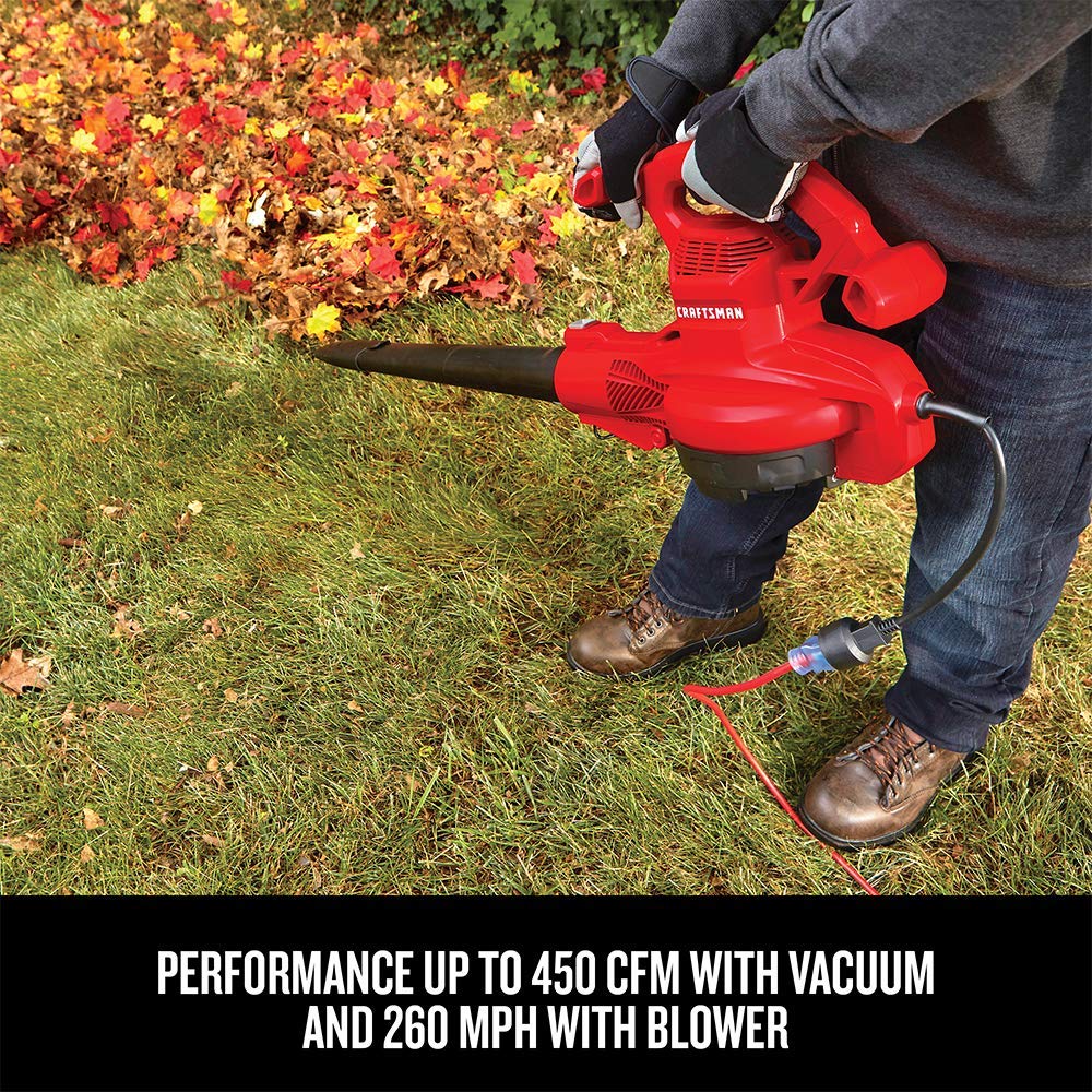 CRAFTSMAN CMEBL7000 Blower Vacuum, Red (Renewed)