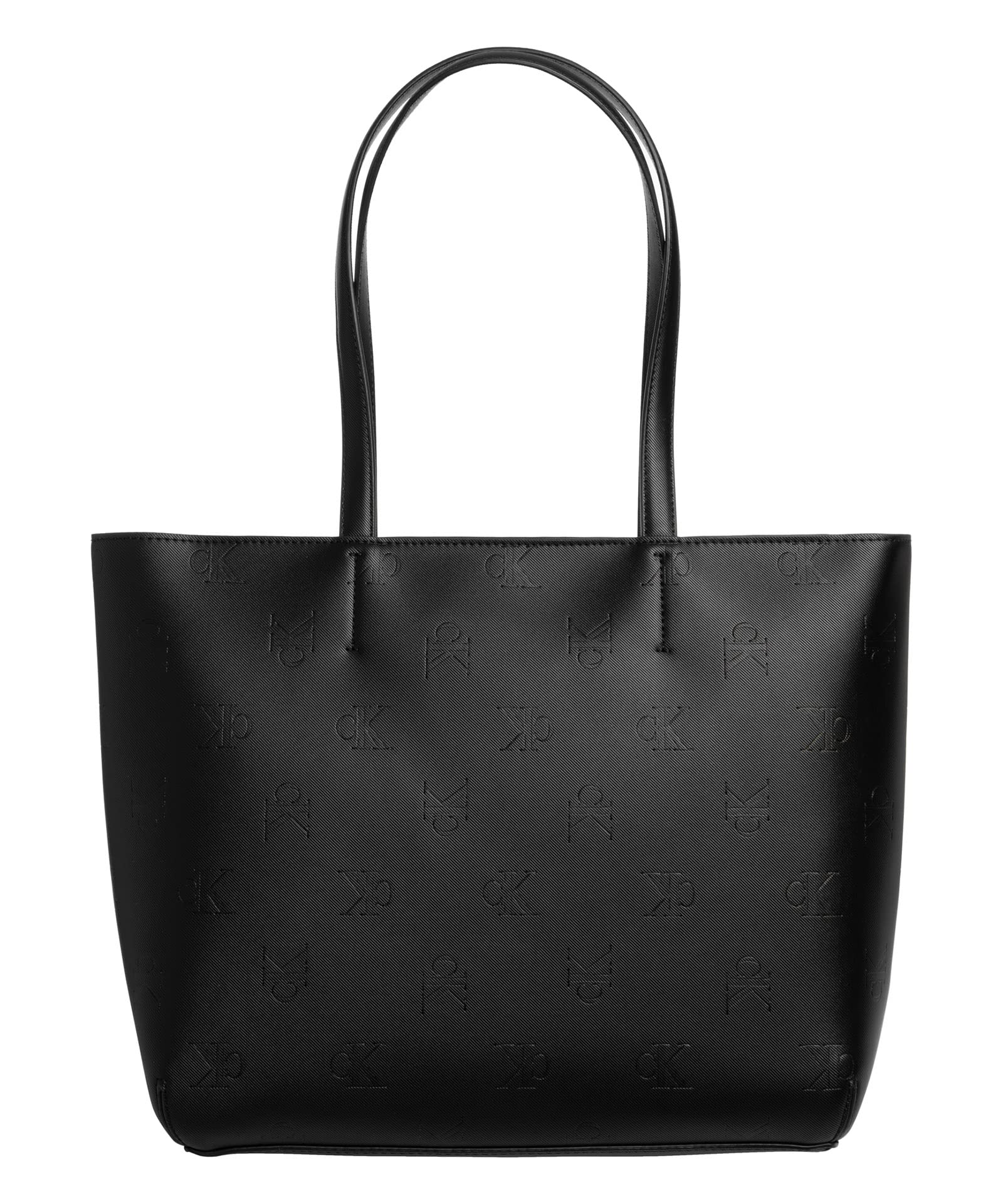 Calvin Klein Jeans women tote bag black mono allover