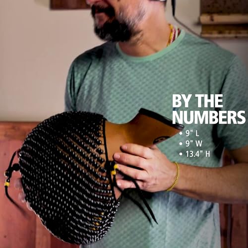 Meinl Percussion Shekere Gourd Instrument with Adjustable Beaded Net β NOT Made in China β Premium Fiberglass, 2-Year Warranty (SHR-BR)