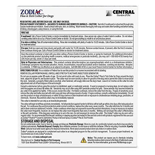 Zodiac Flea and Tick Collar for Large Dogs