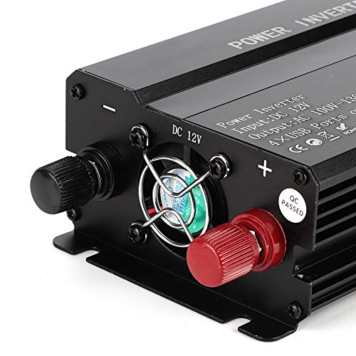 Car Power Inverter, 6000W DC 12V to AC 110V Car Power Inverter Converter USB Charger Adapter with LCD Display