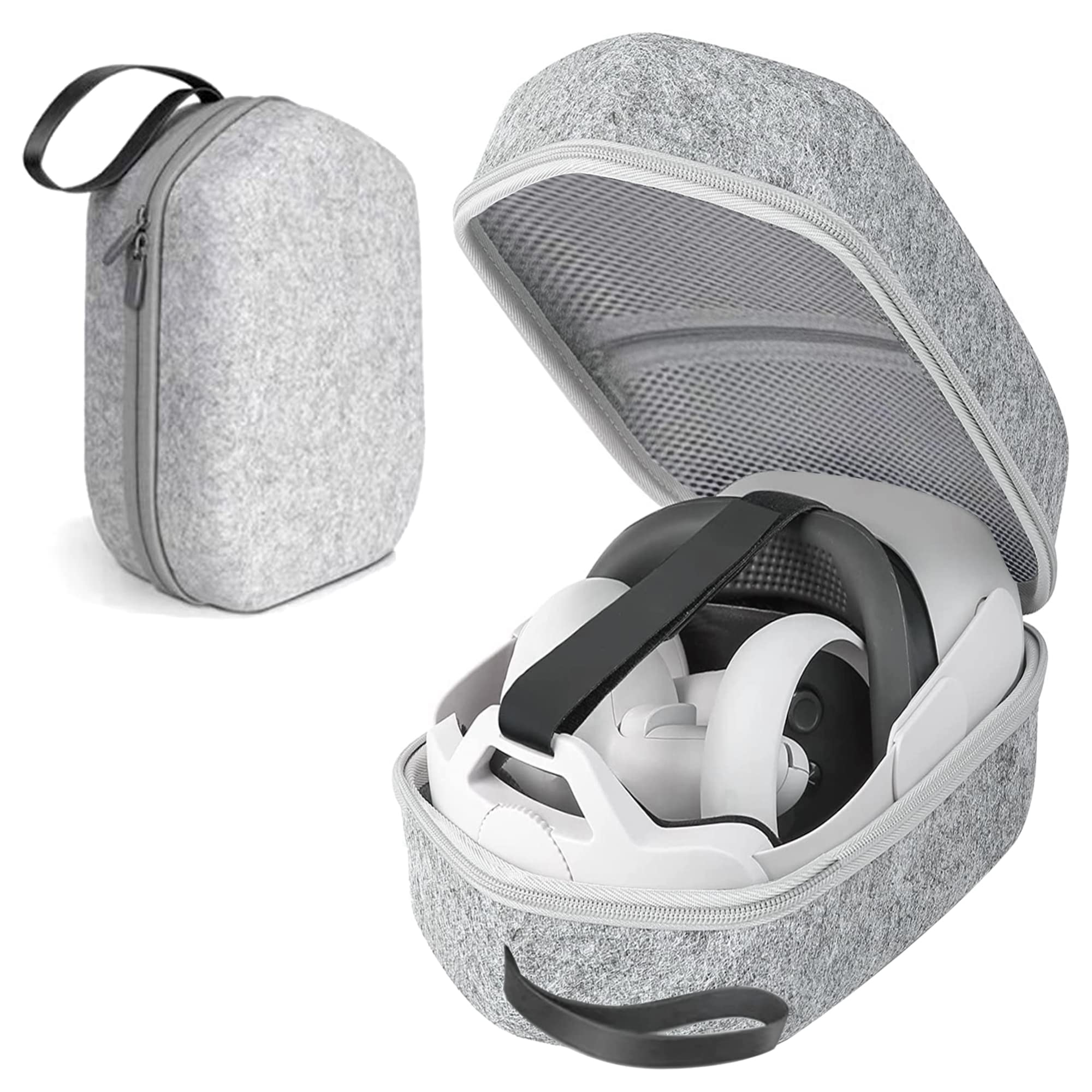 Carrying Case Accessories for Oculus Quest 2, Hard Carrying Case Compatible with Oculus Quest 2/Elite Strap Edition, Large Space Cover Storage Bag, Suitable for Travel, Home Storage