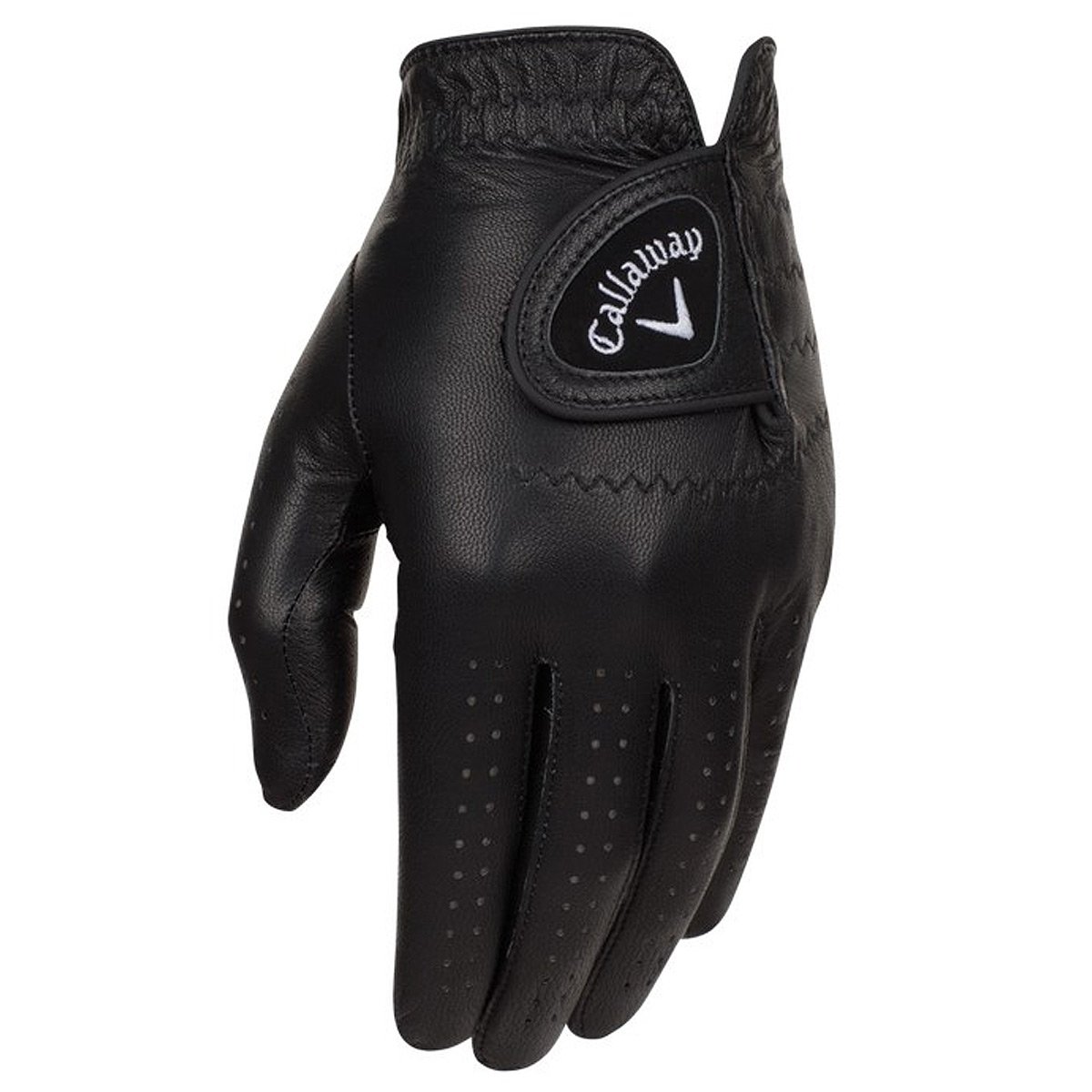 Callaway Golf Men's OptiColor Leather Glove, Blue, Medium/Large, Worn on Left Hand