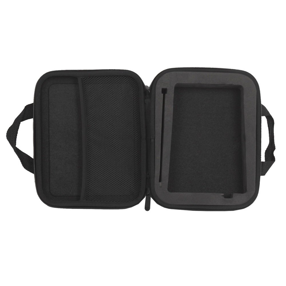 Mowind 17 Key Kalimba Case Thumb Piano Bag Shockproof Waterproof with Gloves Finger Stall Cleaning Cloth Black