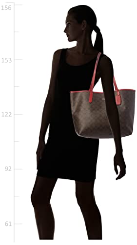 Coach Women's City Tote In Signature Canvas (IM/Brown 1941 Red)