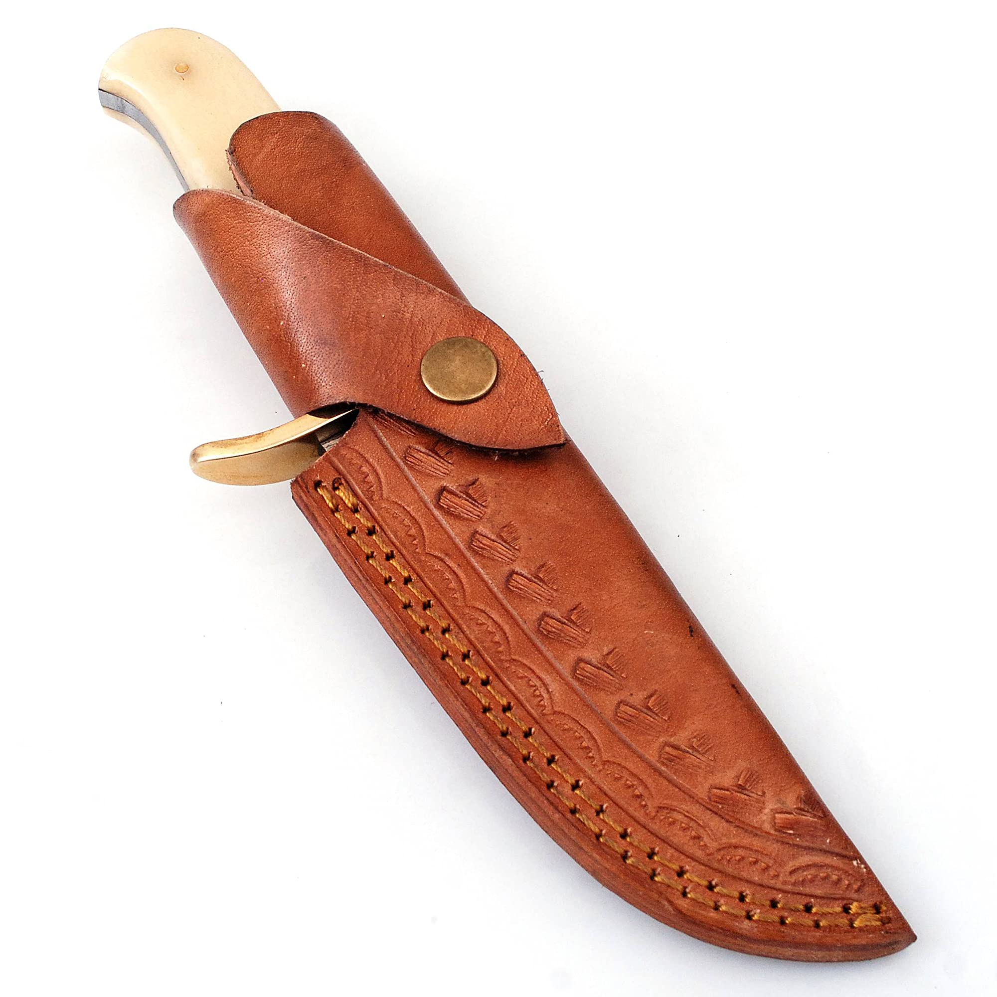 Damascus Hunting Knife One-of-a-Kind 9.00 inches Custom Handmade by ColdLand IRH63