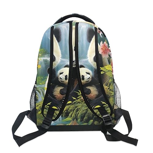 KEIGE Panda Backpack School Bookbag for Boys Girls 2110011