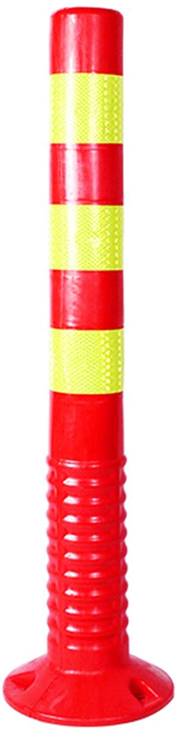 GOOFFY Parking Post, Parking Barrier, for Parking Lot Plastic Parking Bollards for Traffic Cones in Lanes Without Commercial Or Private Parking Spaces Parking Bollards Parking (Size : 750x80mm)