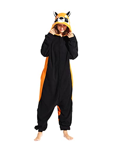 ofodoing Adult Animal One-piece Pajamas Cosplay Animal Homewear Sleepwear Jumpsuit Costume for Women Men