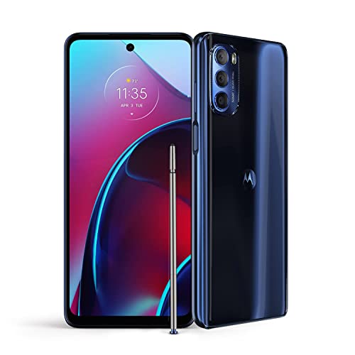 Moto G Stylus | 2022 | 2-Day Battery | Unlocked | Made for US by Motorola | 6/128GB | 50MP Camera | Twilight Blue (Renewed)