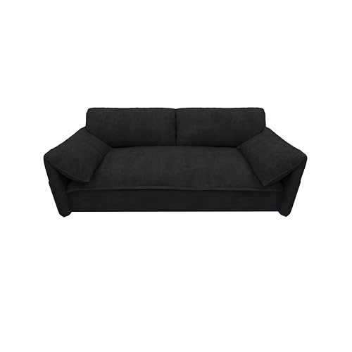 ERYE Oversized 3 in 1 Loveseat Sleeper Sofa Bed,Queen Size Love Seats W/Pull Out Couch and Padded Armrests Convertible Spacious Sofabed with Side Storage Pocket for Home Office Apartment Living Room