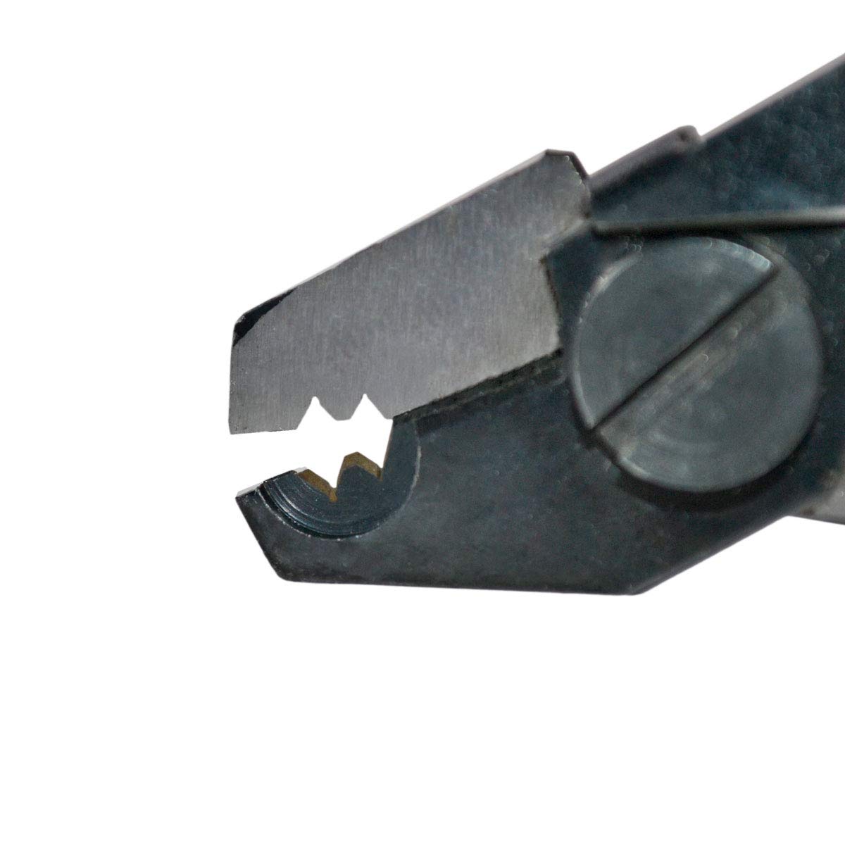 Miller FO 103-D Series Dual Hole Fiber Optic Stripper for Working Technicians, Electricians, and Installers, V-Shaped Opening, Safe Cable Tool, Easily Portable Wire Stripper, 2.72 Ounces