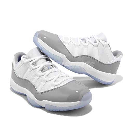 Jordan Mens Air 11 Low AV2187 140 Cement Grey - Size 10.5, White/University Blue/Cement Grey