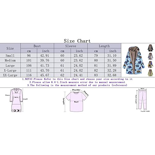 Denim Jacket For Women Women's Winter Thicken Coats Warm Puffer Parka Jackets with Removable Fur Hood