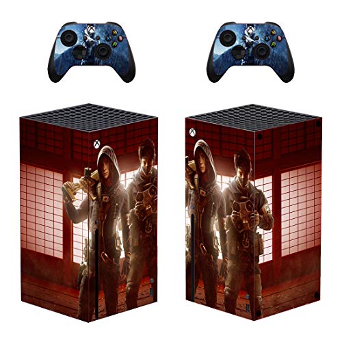 Decals Stickers Full Set Faceplate Skin for X-box-One-Series X Protection Kit - Six Game - by KAJAL MANI