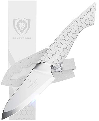 Dalstrong The Frost Fire Series 7" Santoku Bundled With The Frost Fire Series 3.5" Paring Knife