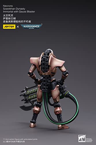 JoyToy Warhammer 40k: Necrons Szarekhan Dynasty Gauss Blaster 1:18 Scale Action Figure