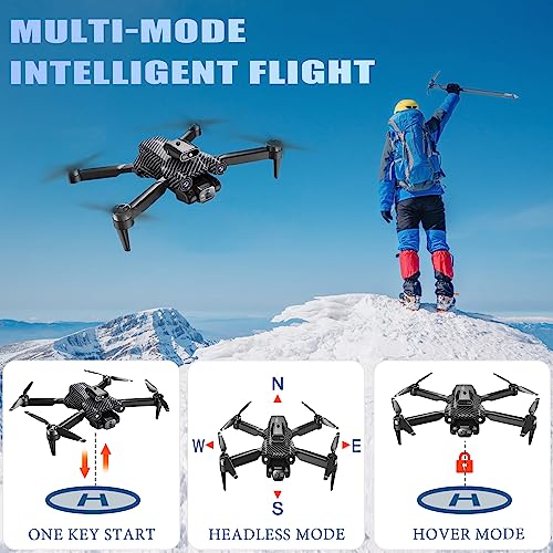 STEALTH BIRD 4K Drone for Adults Ultra Portable Lightweight Foldable High-end HD Drone