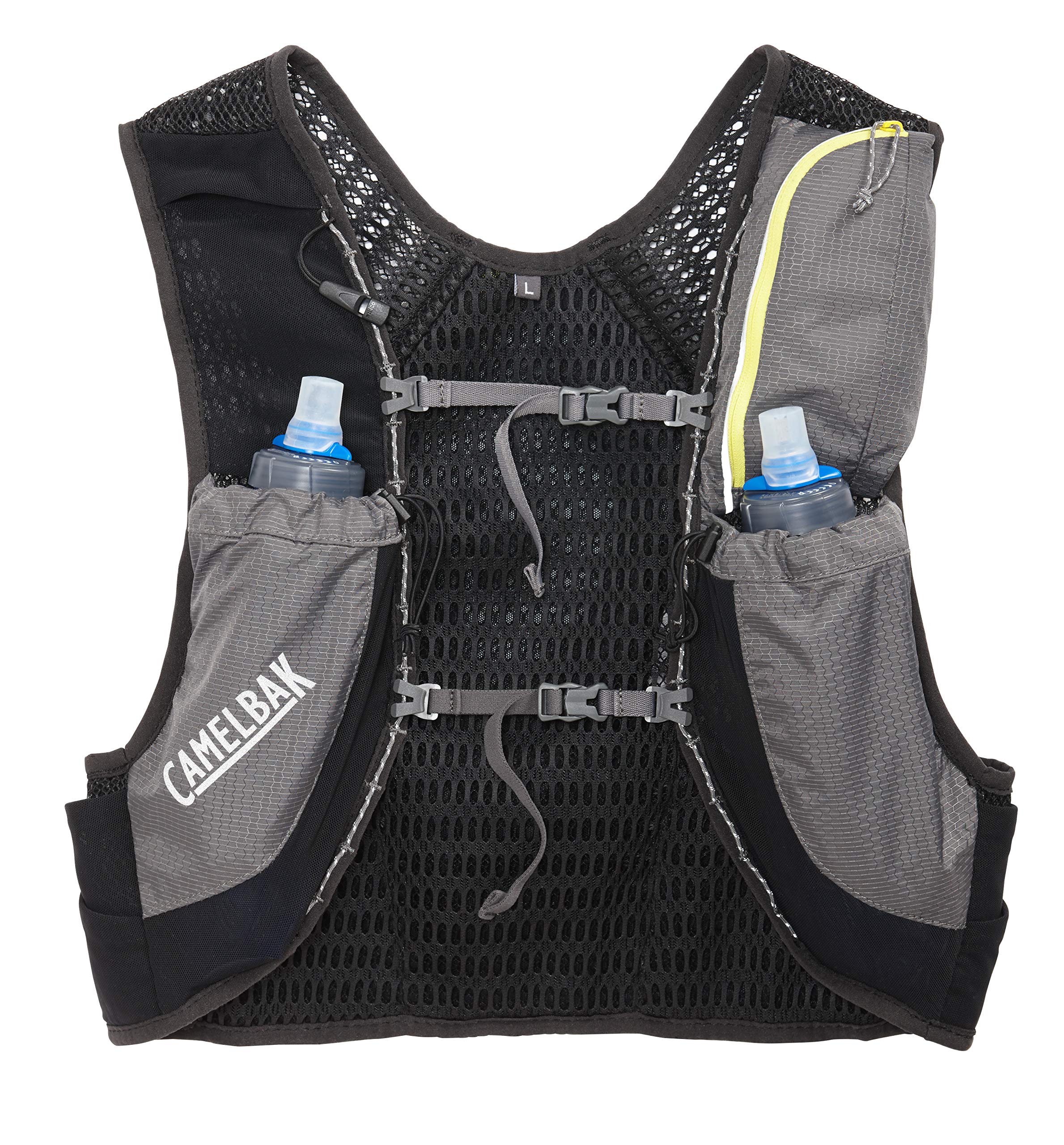CamelBak Nano Hydration Vest 34oz, Graphite/Sulphur Spring, L